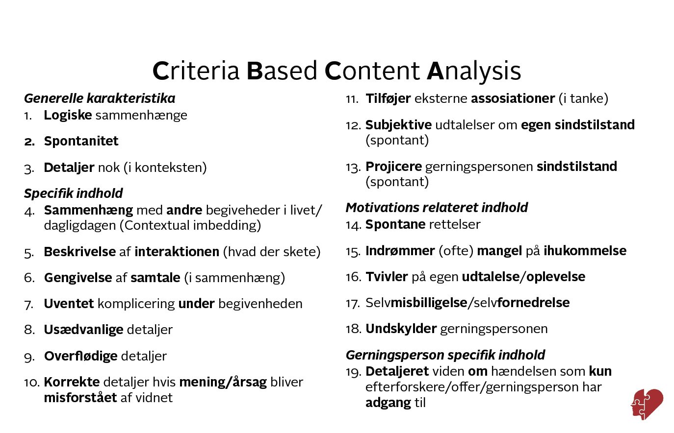 Criteria Based Content Analysis lingvistik - MenneskeKenderen
